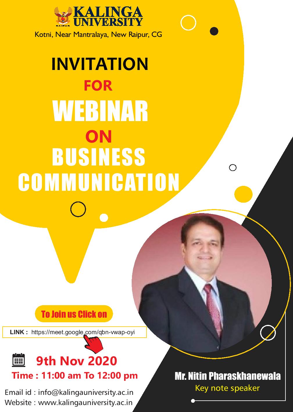 webinar4nov – Kalinga University