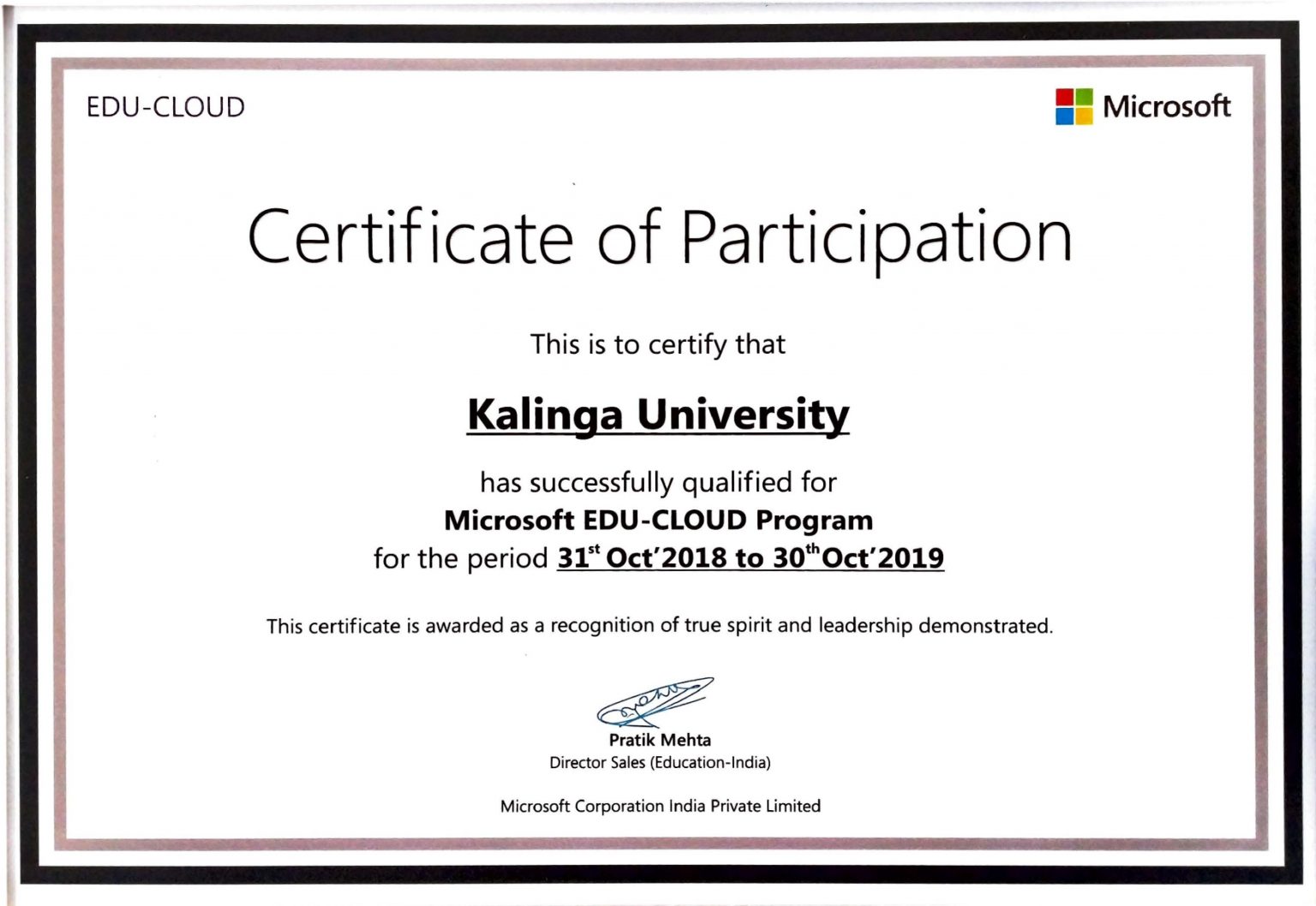 INDUSTRY COLLABORATIONS – Kalinga University